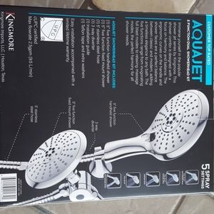 Bath | Aqua Jet 5 Function Shower Head Hand Held Set | Poshmark